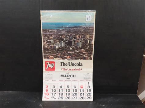 The Uncola 7 Up Calender Schmalz Auctions