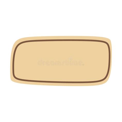 Rectangle Shape Text Box Gradient Banner Element Stock Vector