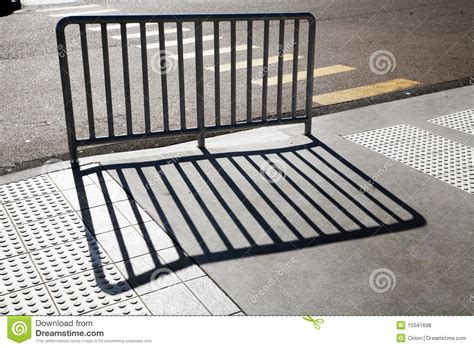 Barrier With Shadow Stock Photo Image Of Prevention 15041698