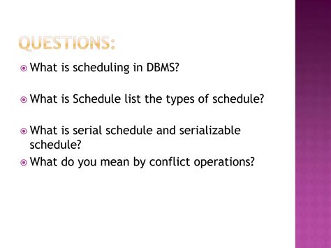 Schedule In Dbms Pdf