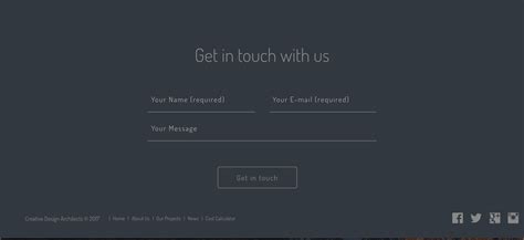 Contact Form Design 15 Best Contact Page Examples Of 2018 Contact