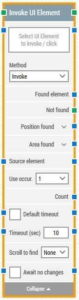 invoke ui element desktop ui building blocks leapwork documentation