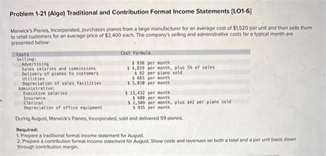 [solved] Problem 1 21 Algo Traditional And Contribution