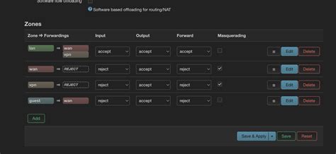 wireguard configuration with 2 wireless networks one without a tunnel