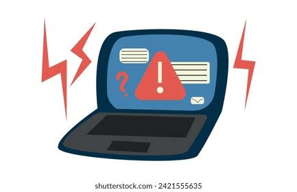 Concept Operating System Error Web Ui Stock Vector Royalty Free Shutterstock