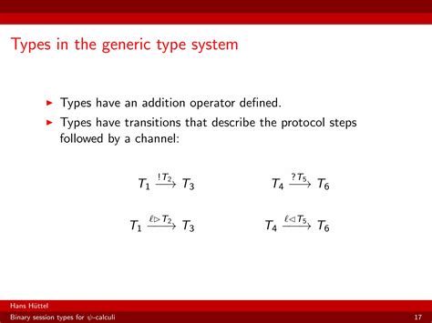 Binary Session Types For Psi Calculi Aplas 2016 Ppt