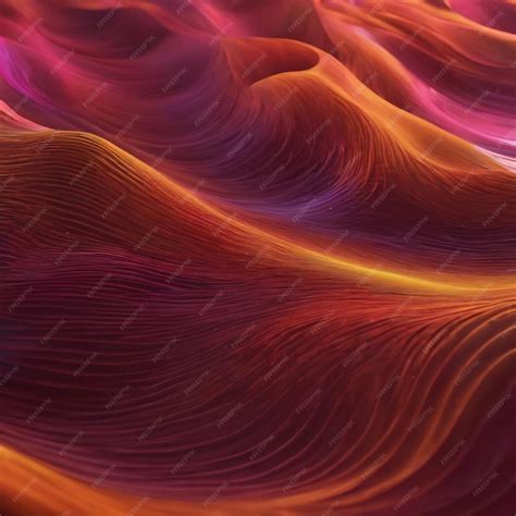 Premium Photo Large Digital Data Background Abstract Wave With Moving Dots 3d Rendering