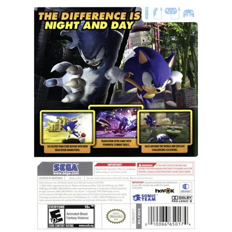 Sonic Unleashed Wii