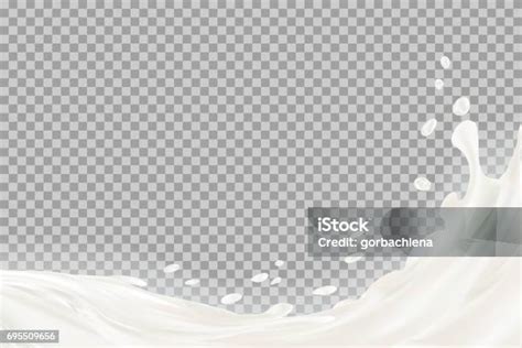 투명 한 배경 위에 그림자와 함께 우유 시작입니다 3d 일러스트 벡터 우유에 대한 스톡 벡터 아트 및 기타 이미지 우유 물이 튀는 밀크 셰이크 Istock