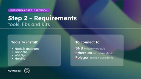 NOWNodes On Twitter 4 11 Let S Set Your Environment In Order To