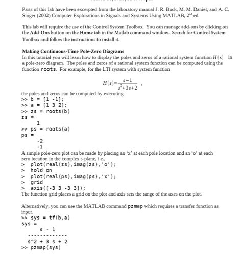 Solved Parts Of This Lab Have Been Excerpted From The Chegg