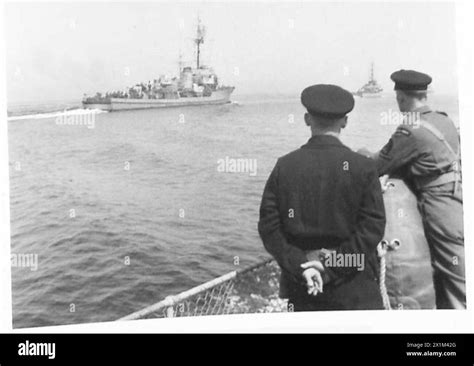 Handing Over Of Heligoland German Minesweepers With Scots Guards