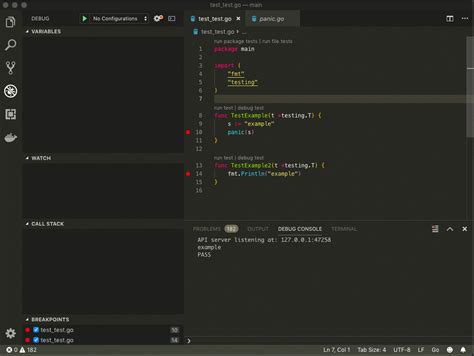 debugger local variables frozen after go panic · issue 2444 · microsoft vscode go · github