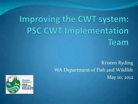 Ppt Improving The Cwt System Psc Cwt Implementation Team Powerpoint Presentation Id
