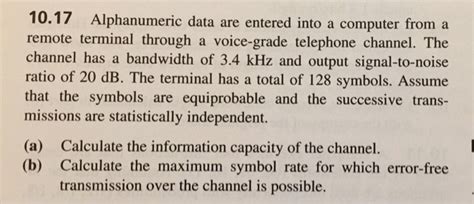 Solved Alphanumeric Data Are Entered Into A Computer From A