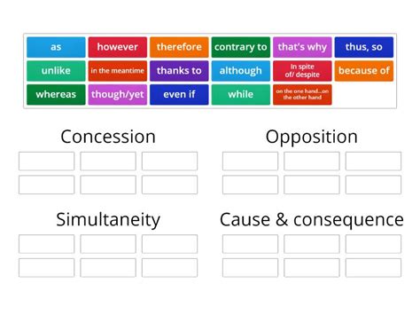 Logical Connectors Group Sort