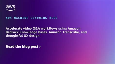 Amazon Transcribe Artificial Intelligence