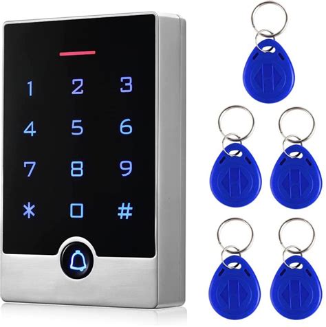 Security Door Access Control Keypad Rfid Keypad With Id Key Fobs Stand Alone Keypad Support