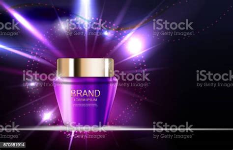 광고 또는 잡지 배경을 위한 디자인 화장품 제품 템플릿 3d 현실 벡터 Iillustratio 공란에 대한 스톡 벡터 아트 및 기타 이미지 Istock