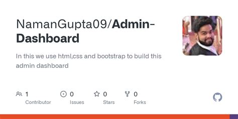 Github Namangupta Admin Dashboard In This We Use Html Css And Bootstrap To Build This Admin