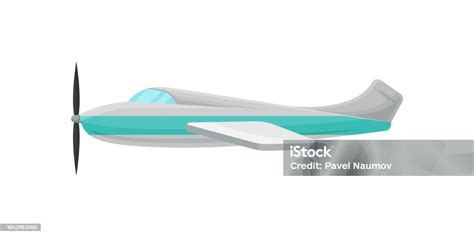 작은 비행기 흰색 배경에 빛 항공기 벡터 일러스트 레이 션 비행기에 대한 스톡 벡터 아트 및 기타 이미지 비행기 조종 교통수단 Istock