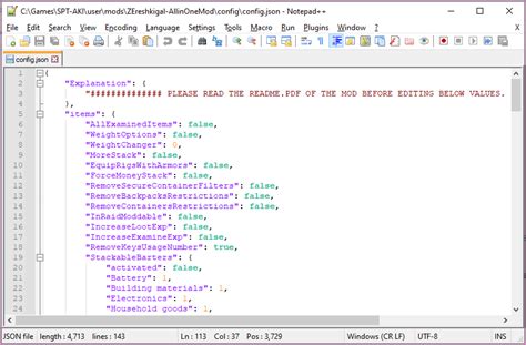 How To Edit Json Files Spt Mods Workshop