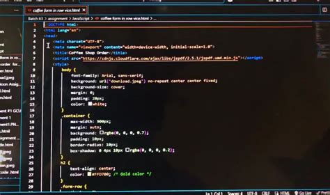 Html Css Javascript Coffeeshop Projectshowcase Webdevelopment Ghulam Mohiuddin
