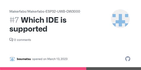 Which Ide Is Supported · Issue 7 · Makerfabs Makerfabs Esp32 Uwb Dw3000 · Github