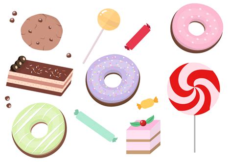 Free Sweets Vector 95602 Vector Art At Vecteezy