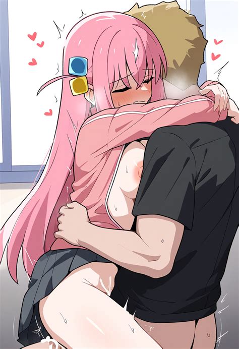 Rule 34 Ai Generated Black Skirt Bocchi The Rock Closed Eyes Clothed