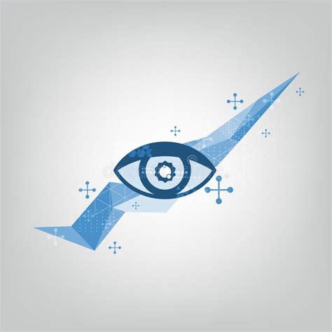 Science Technology Abstract Background Digital Network Communication Stock Vector