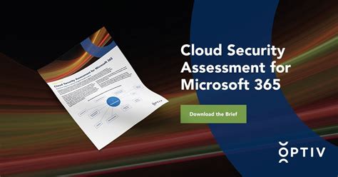 Cloud Security Assessment For Microsoft 365 Optiv