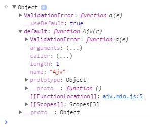 Javascript Typeerror Ajv Is Not A Constructor Stack Overflow