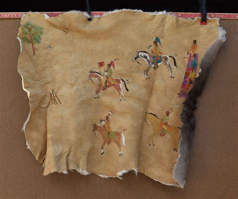 Painted Deer Hide