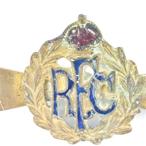British Wwi Royal Flying Corps Rfc Sweetheart Brooch Enamelled