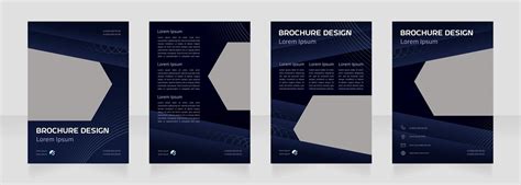 Premium Vector Programming And Coding Blank Brochure Design