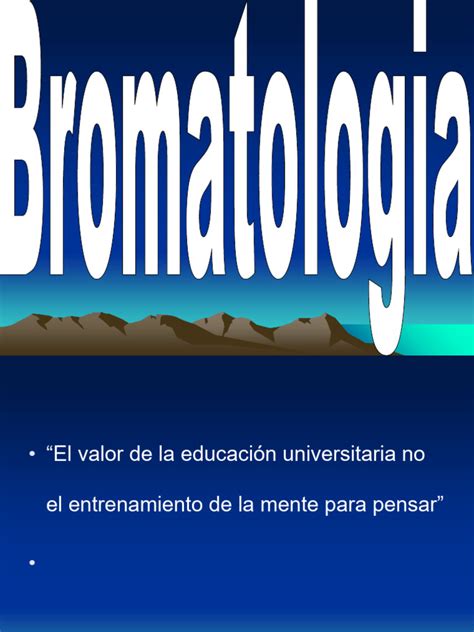 Bromatologia Pdf