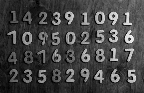 Premium Photo Seamless Pattern With Numbers