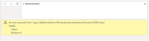 We Found Extra Characters At The End Of Json Input Microsoft Fabric