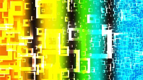 Colorful Geometric Square Background Vector