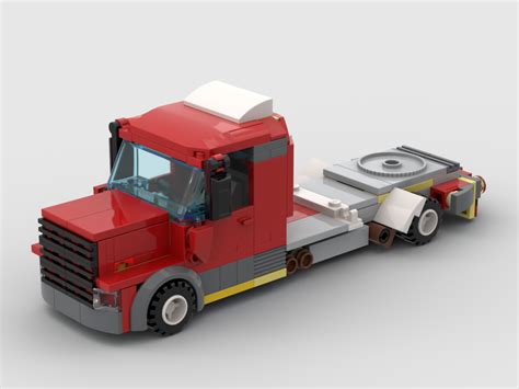 Lego Moc 60214 Semi Truck By Klintisztvud Rebrickable Build With Lego
