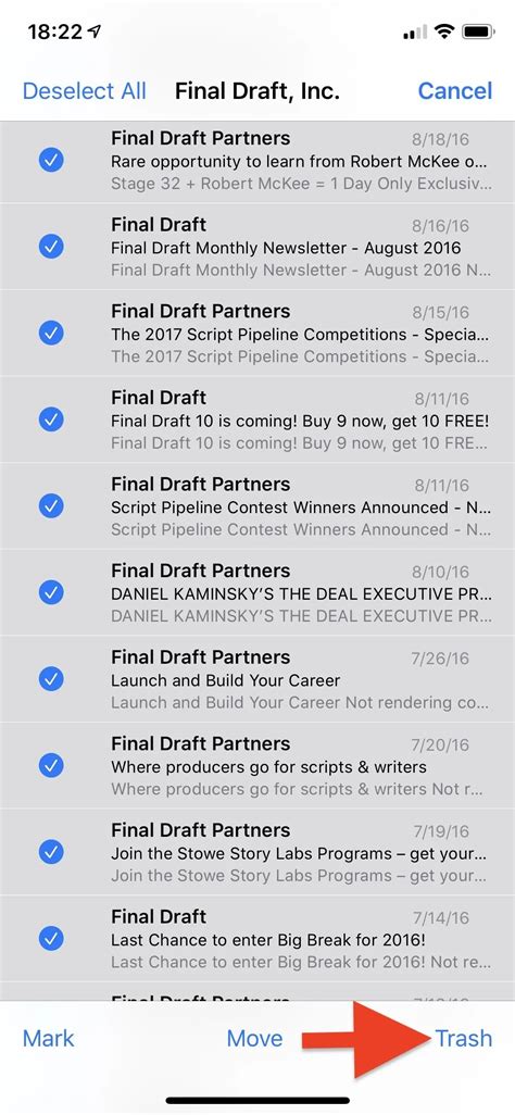 IOS Makes Bulk Deleting Emails In Apple Mail Easier Faster On Your IPhone IOS IPhone