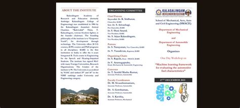 Dr Sk Gowthaman On Linkedin Organised A Workshop On Machine Learning