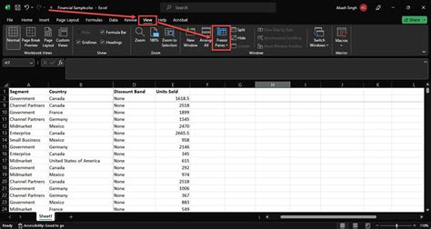 How To Freeze Multiple Rows In Excel