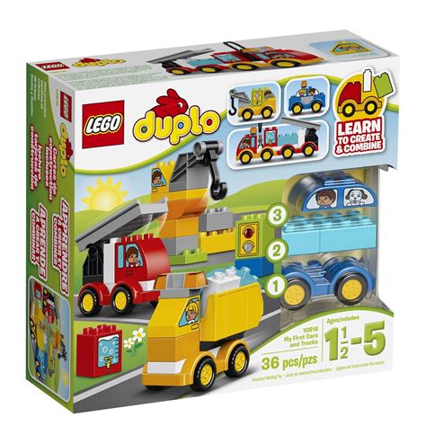 Buy LEGO Duplo My First Cars and Trucks (10816) Online at Low Prices in ...