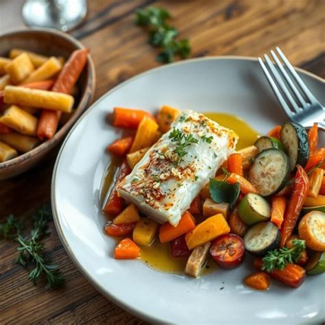 Bacalhau Ao Forno Com Crosta De Parmesão E Alho Crocante