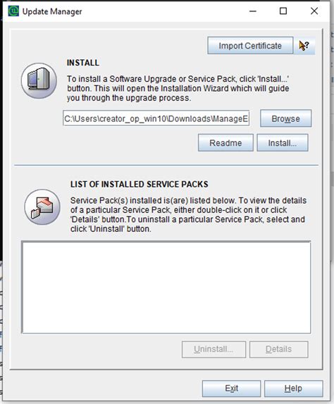Manage Version Updates ManageEngine AppCreator Help