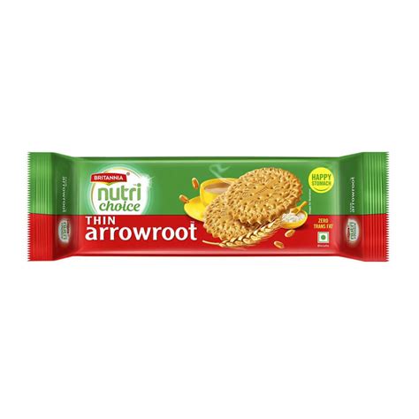 Britannia Nutrichoice Thin Arrowroot Biscuits Kannaiah Bakery