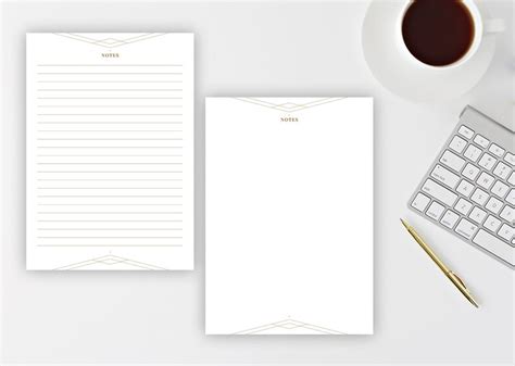Printable Notes Printable Notes A Printable Writing Paper Writing Paper Notes Paper Note