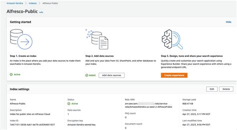 index your alfresco content using the new amazon kendra alfresco